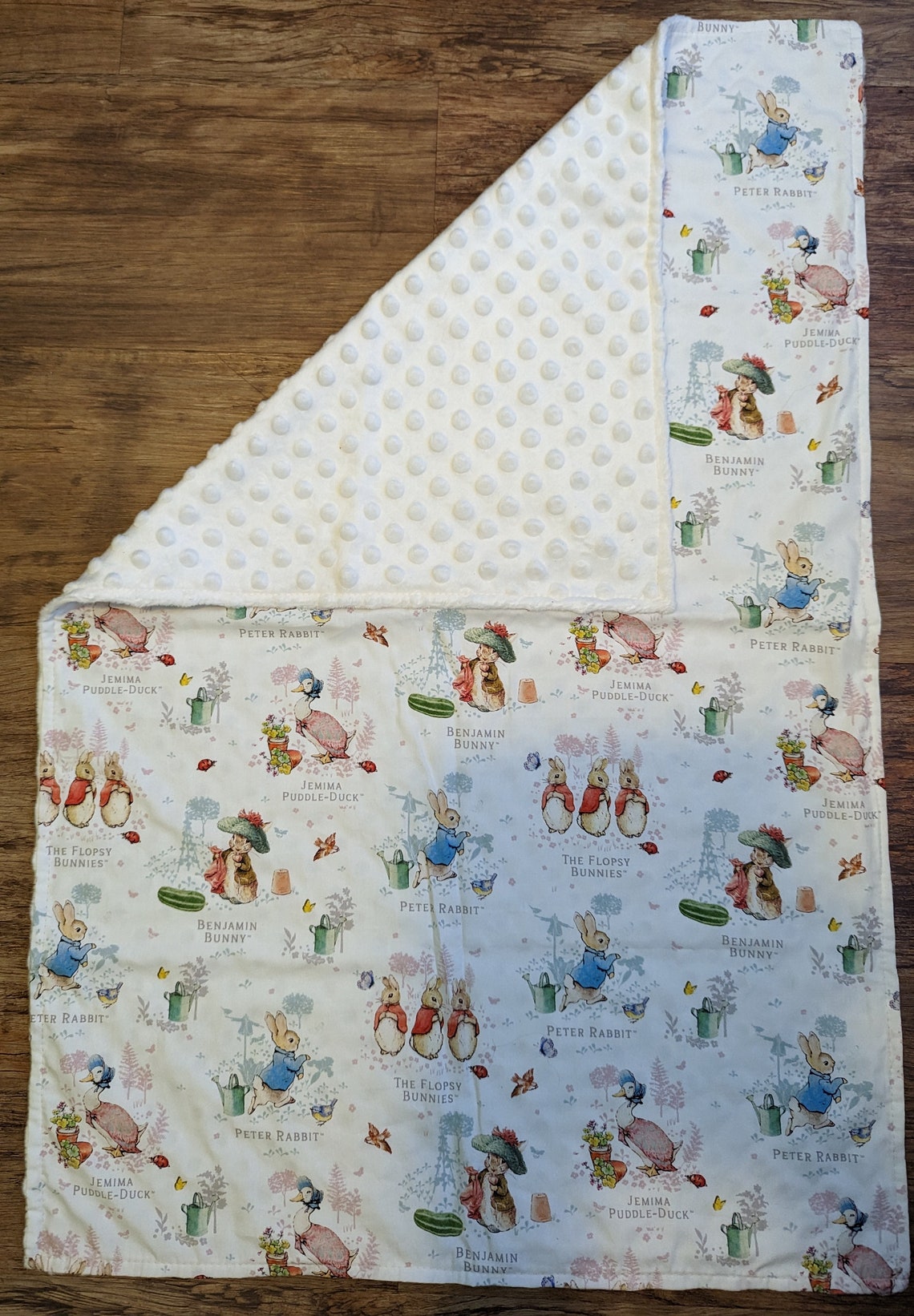 Peter Rabbit & Friends Personalised Minky Baby Blanket Lovey - Etsy