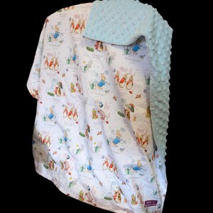 Peter Rabbit & Friends Personalised Minky Baby Blanket - Etsy
