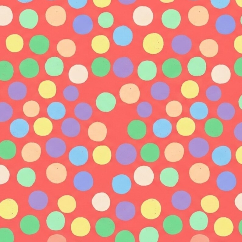 Colorful Polka Dot Digital Paper Pack | Bright Planner Scrapbook ...