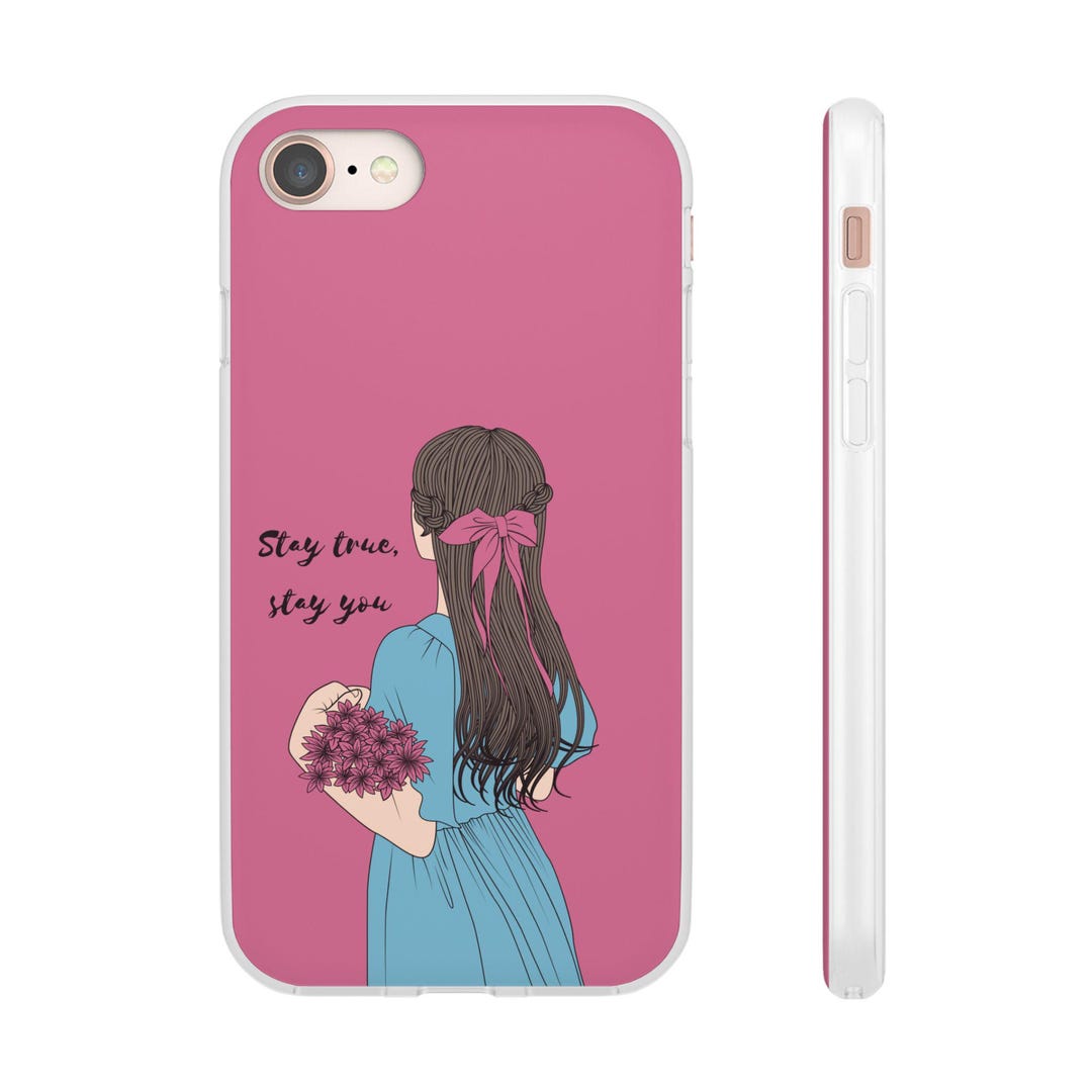 Flexi Phone Case - Stay True Stay You, Customizable & Personalized Word ...
