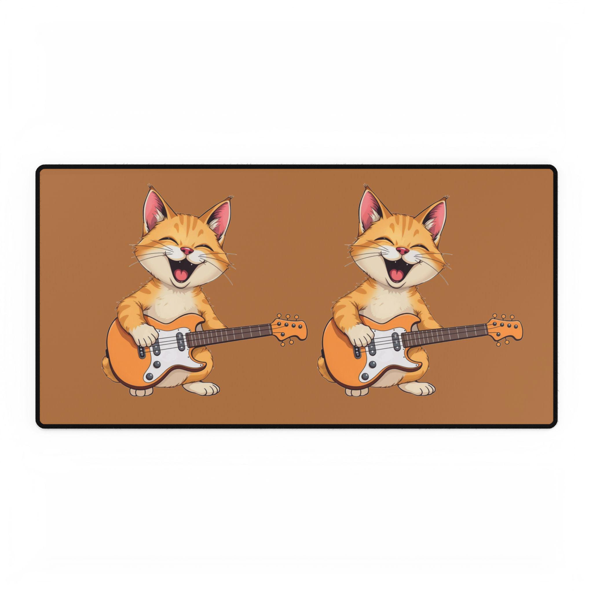 Cat Desk Mat - Cute Kitten Mouse Pad for Work and Gaming, Cat Lover ...