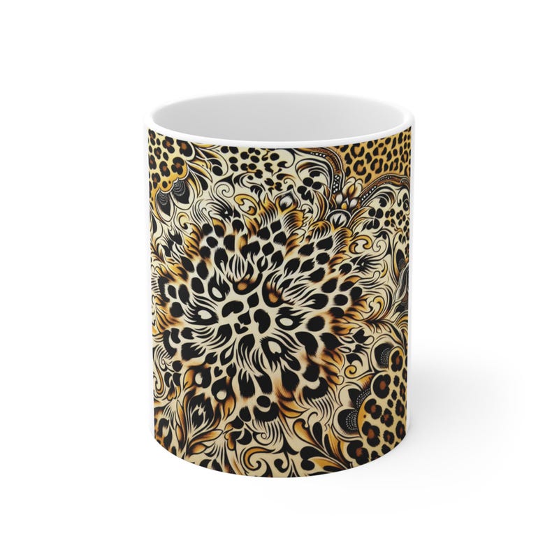 Leopard Coffee Mug - Etsy