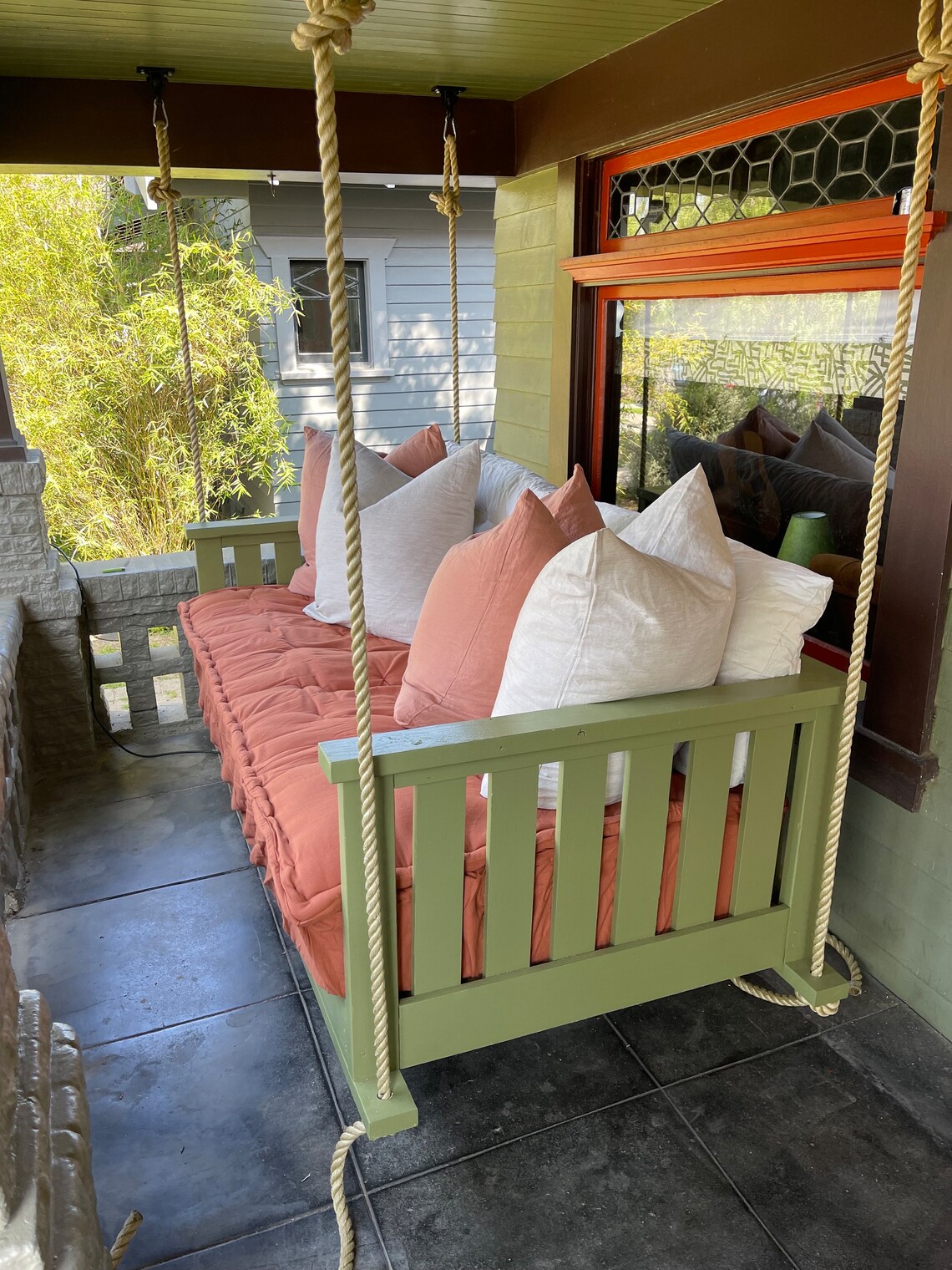 Daybed Porch Swings Handmade - Etsy
