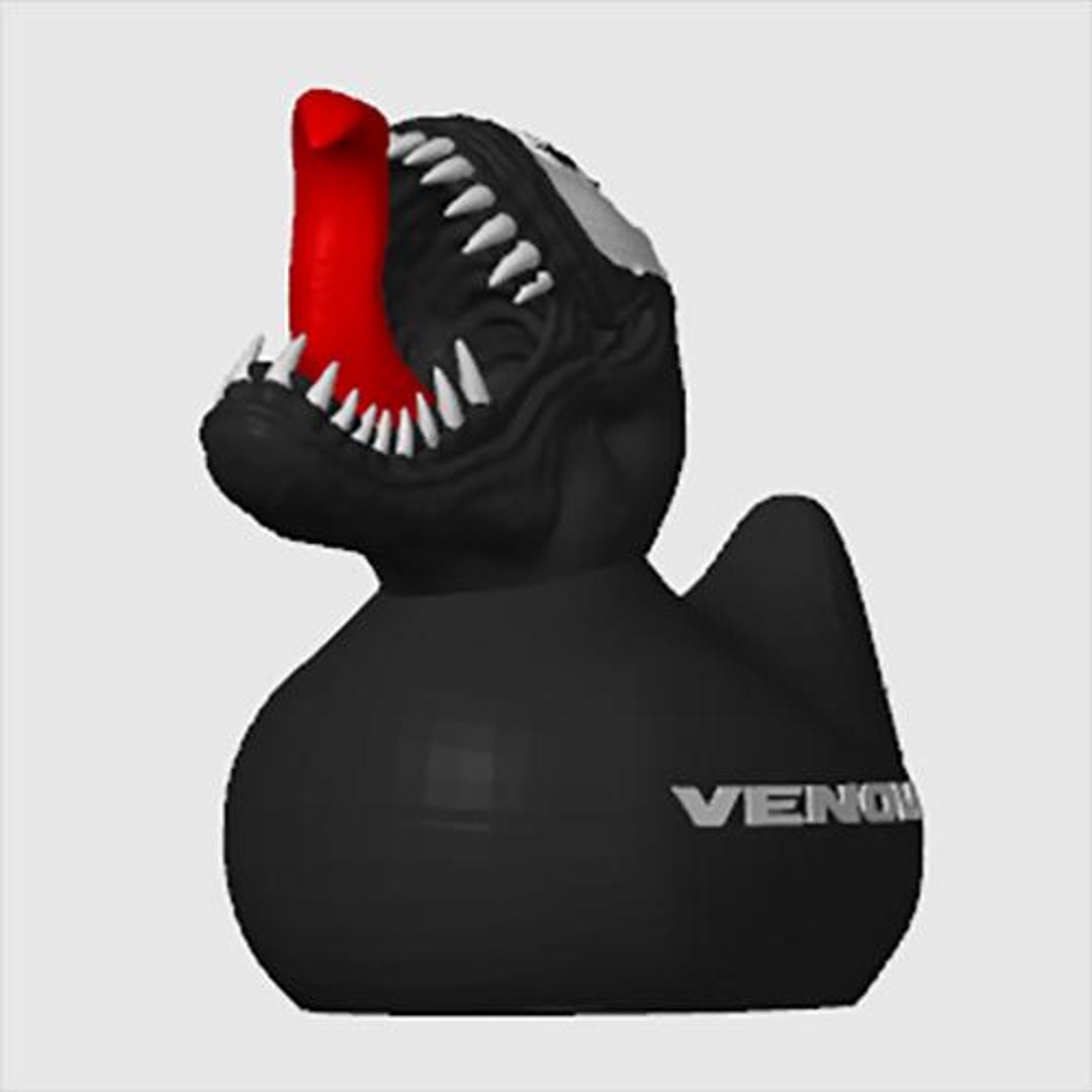 Venom Rubber Duck - Superhero Villain Collectible - Etsy