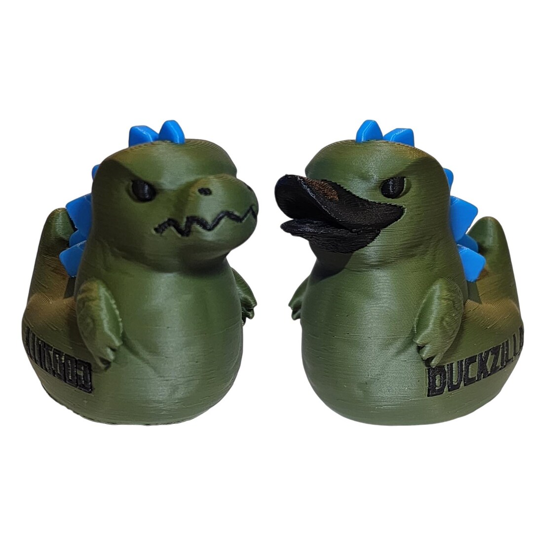 Duckzilla and Godzilla Duck - the Ultimate Monster Mash-up! - Etsy