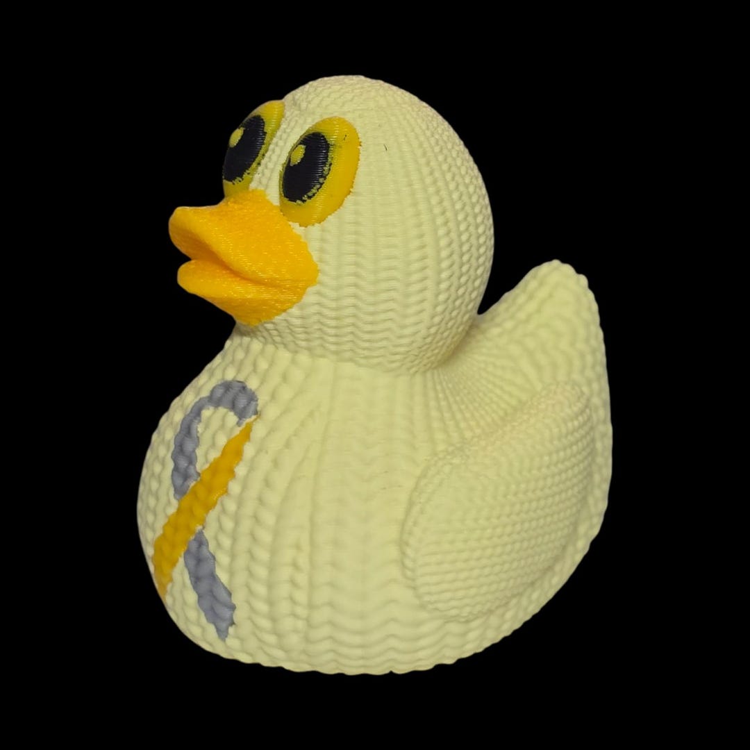 Childhood Brain Cancer Awareness Duck - Etsy
