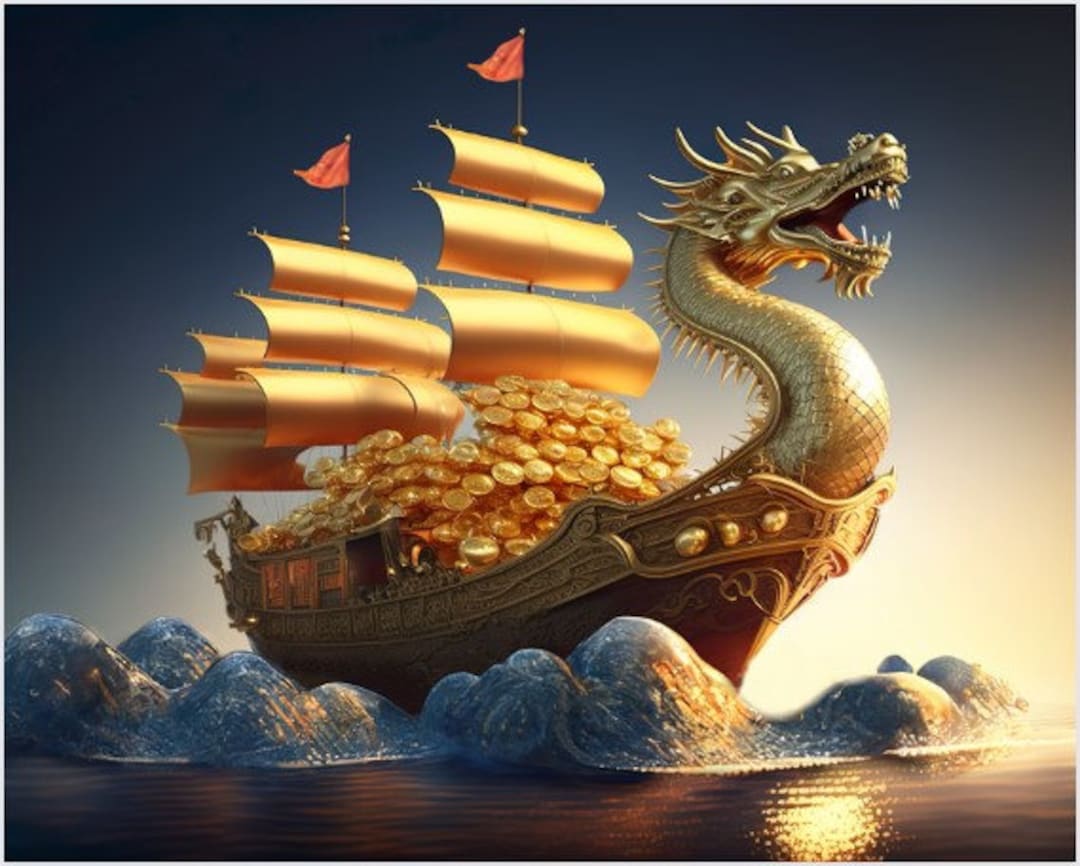 Dragon Wealth Ship Digital Download - Etsy