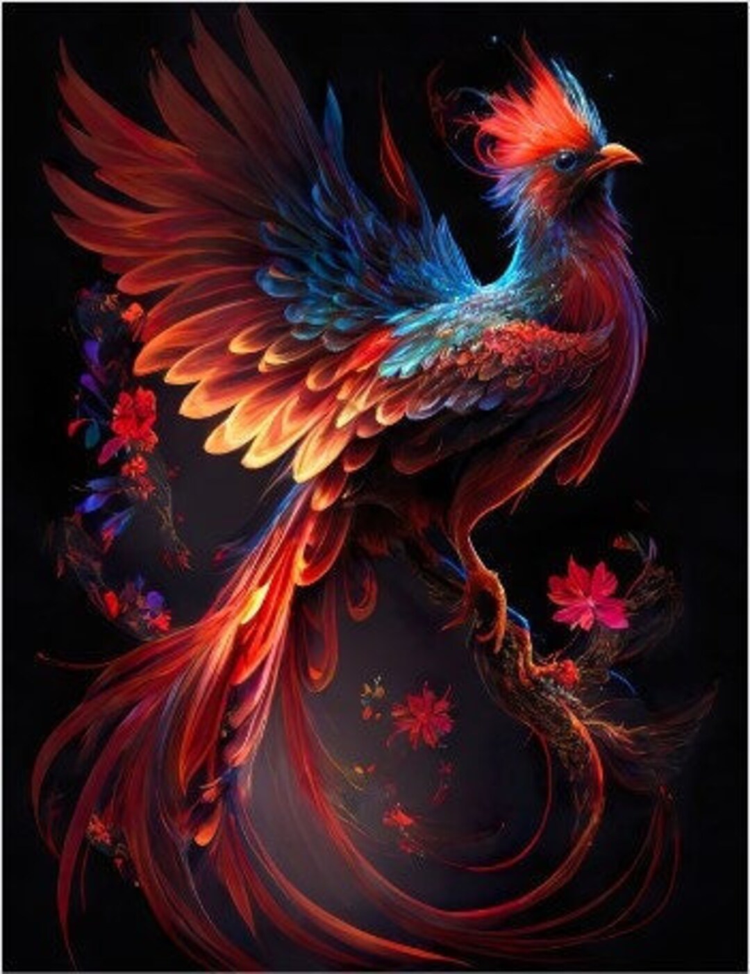 Beautiful Phoenix, Flying Star Feng Shui - Etsy