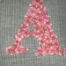 Light up Flower Covered Wood Letter - Etsy