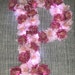 Light up Flower Covered Wood Letter - Etsy