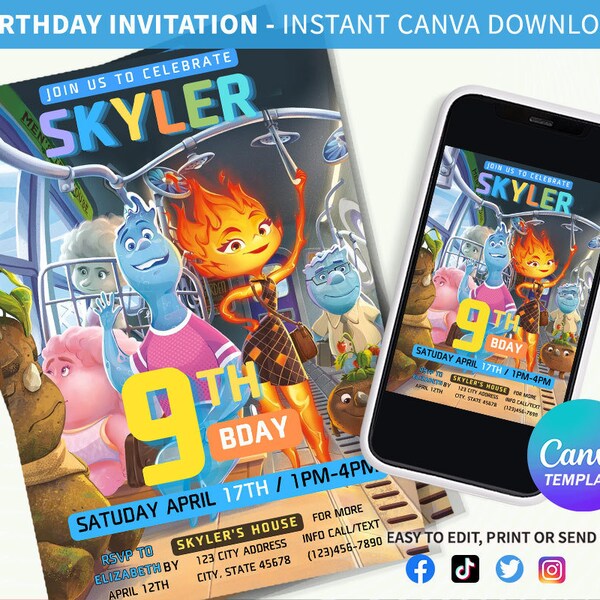 Elemental Birthday Party - Etsy