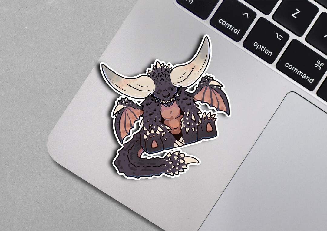 Nergigante Monster Hunter Worlds Wilds Vinyl Waterproof Holographic ...