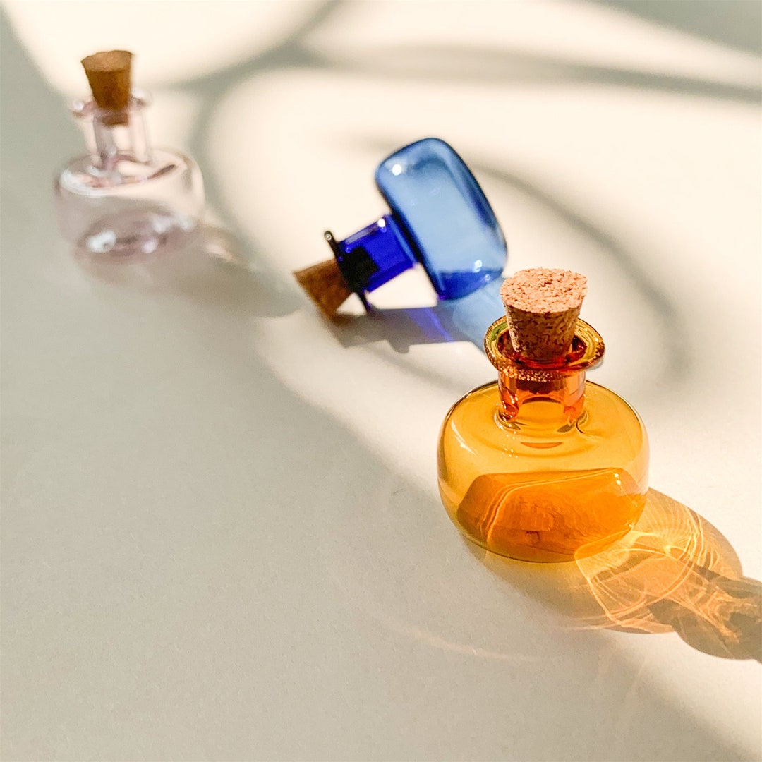 9 Pcs Mini Glass Bottles Tiny Bottles Little Bottles With - Etsy