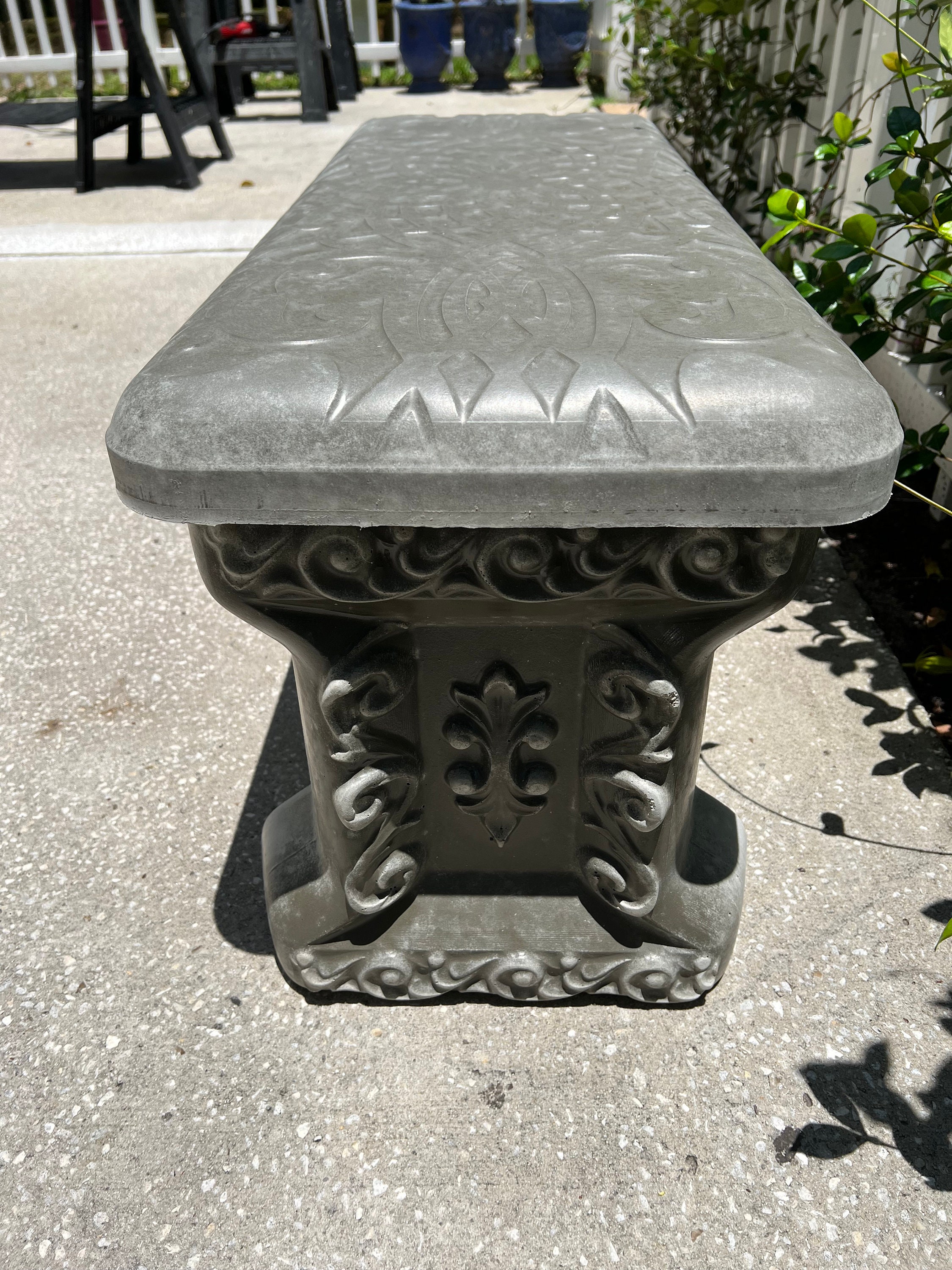 Noble Concrete Bench Leg Mold Set. Professional Durable Concrete Molds ...