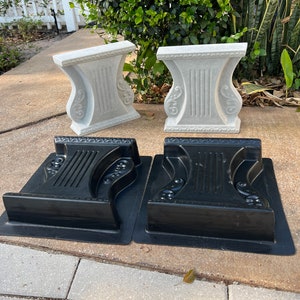 Large Roman Concrete Bench Leg Mold Set - Etsy