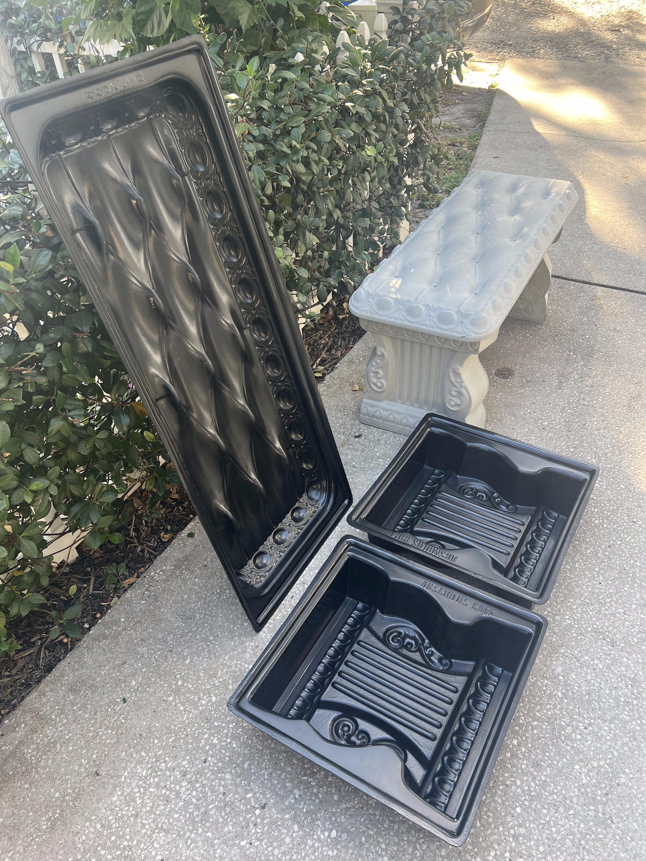 The Empress Concrete Bench Mold Set - Etsy
