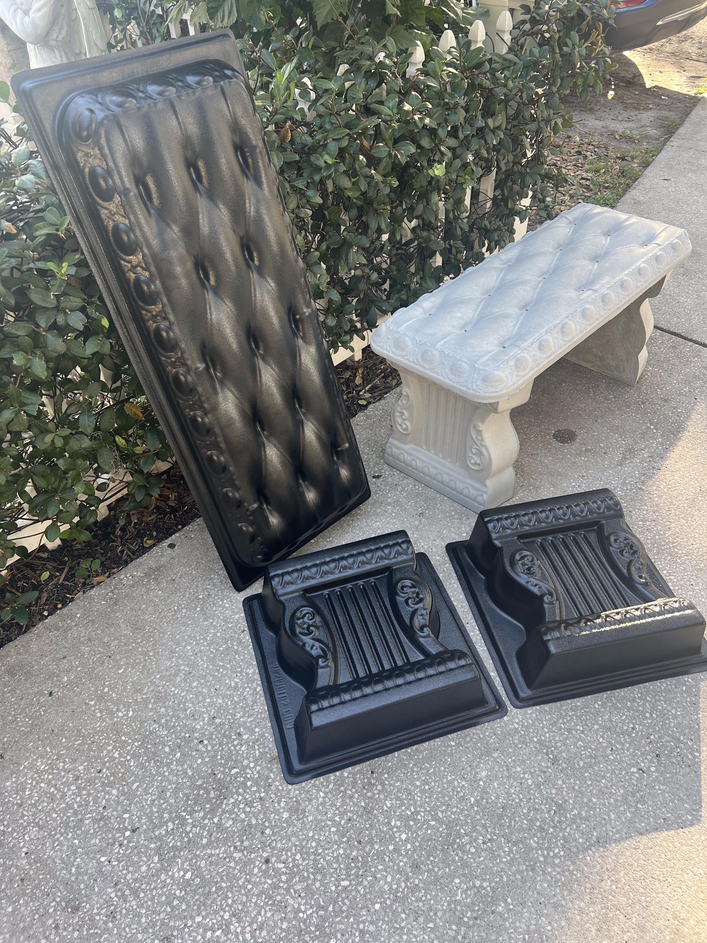 The Empress Concrete Bench Mold Set - Etsy