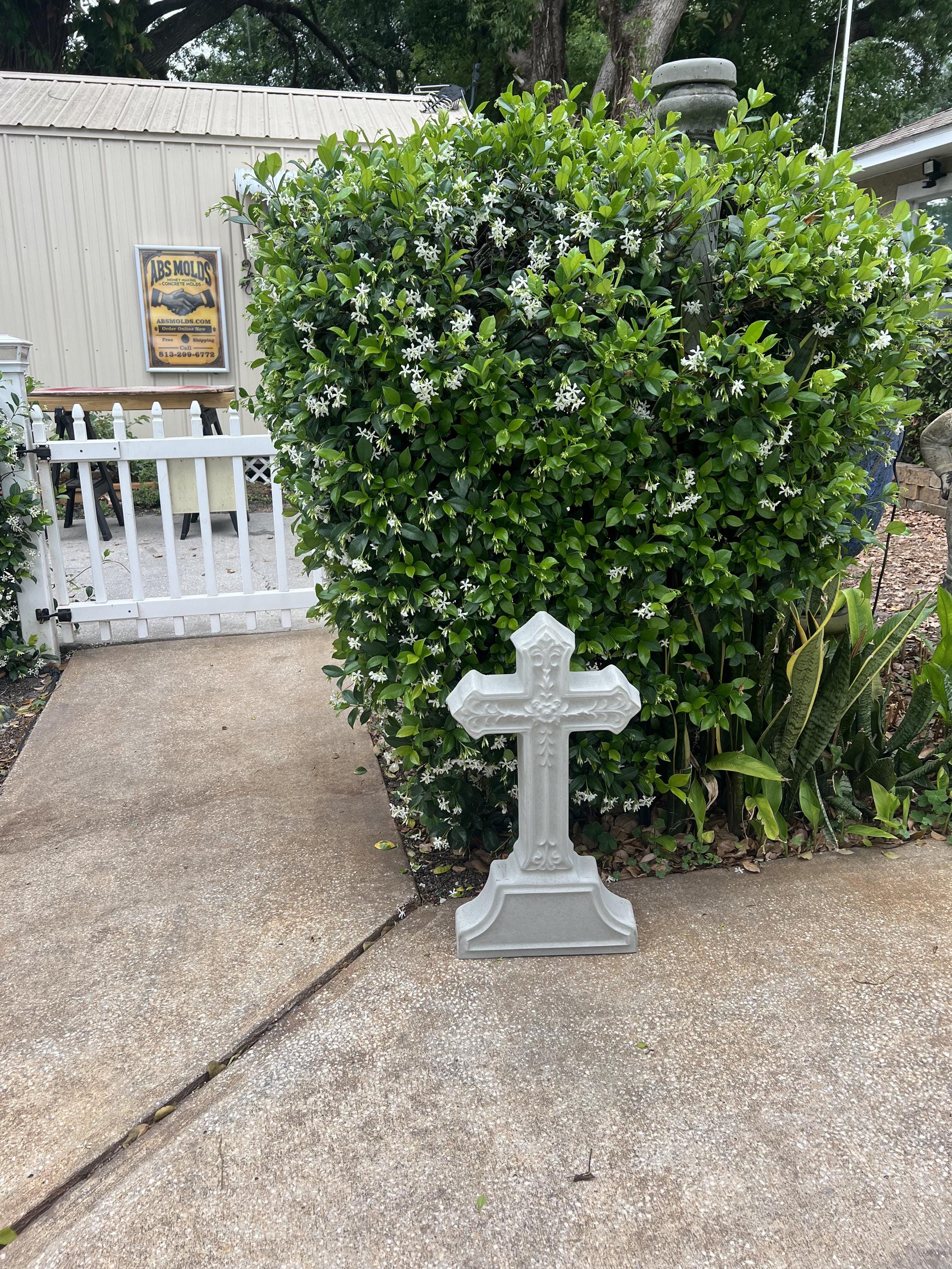 The Legacy Concrete Cross Mold - Etsy