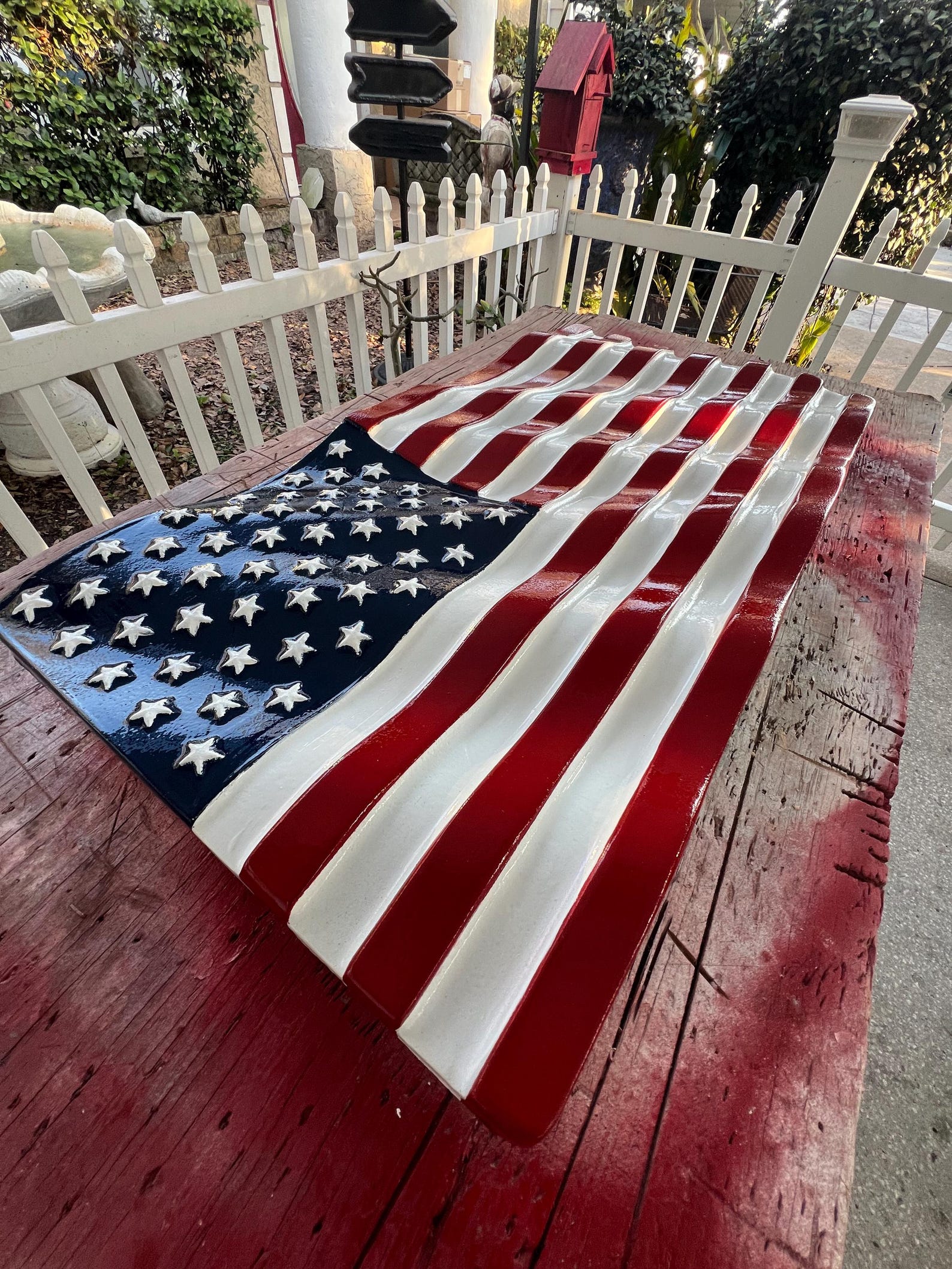 American Flag Concrete Mold Set - Etsy