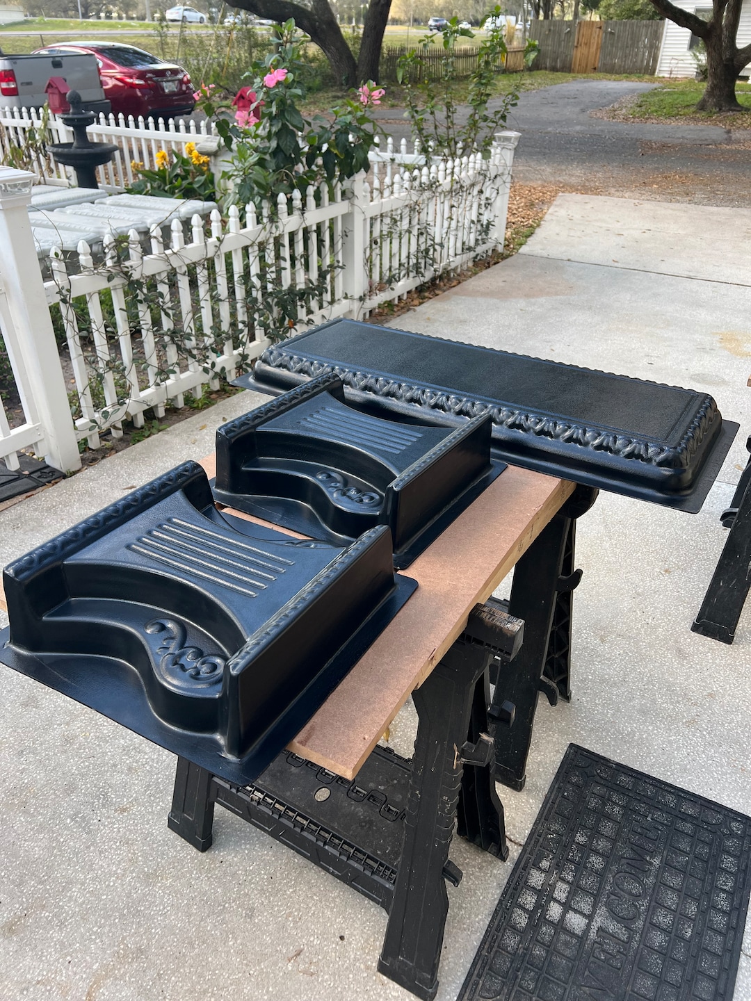 Roman Concrete Bench Mold Set: Includes Leg and Top Molds - Etsy