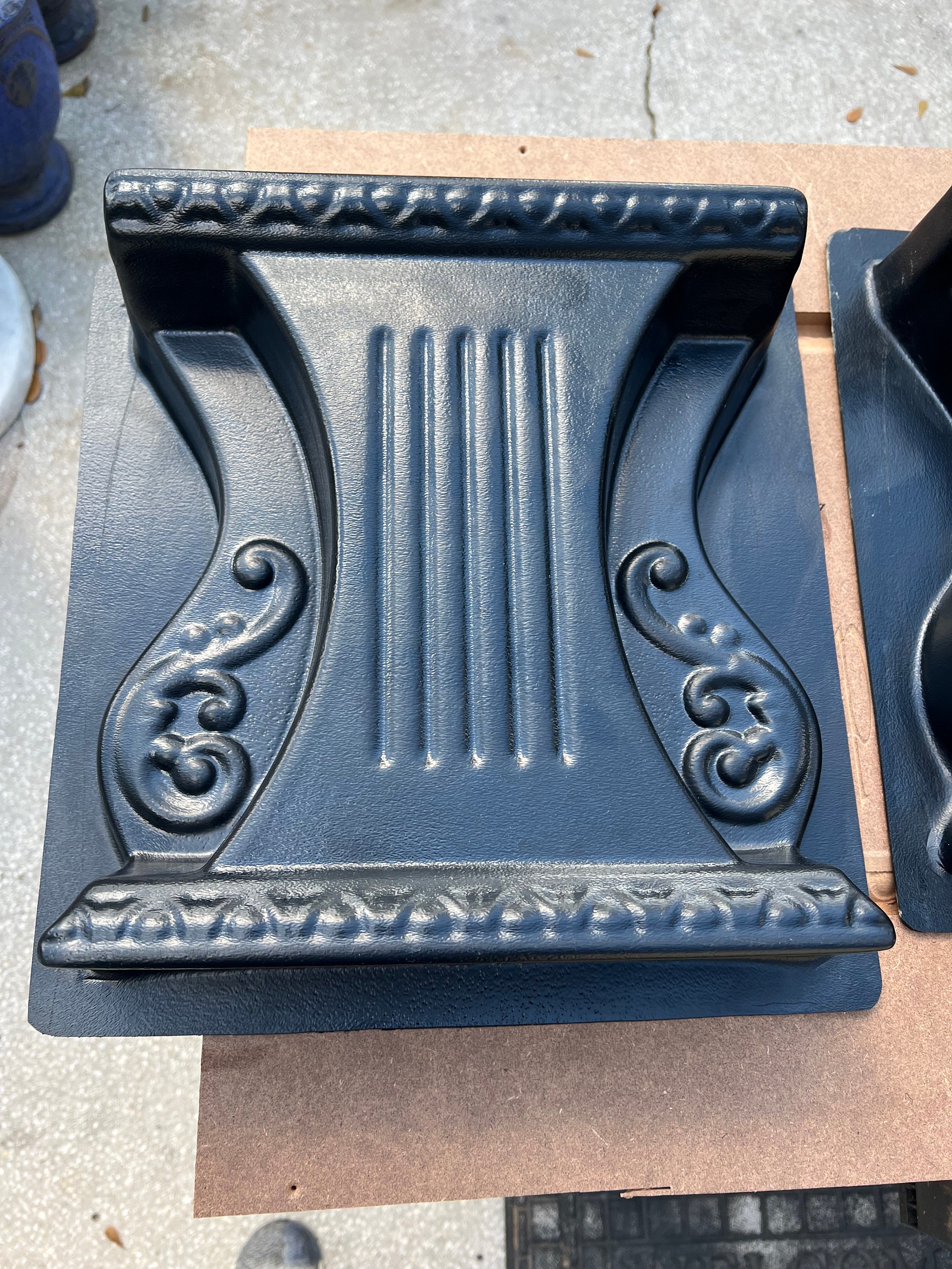 Roman Concrete Bench Mold Set: Includes Leg and Top Molds - Etsy