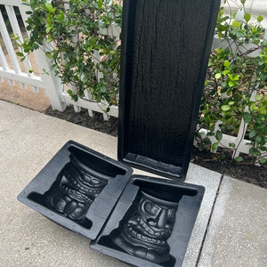 Tiki Concrete Bench Mold Set: Commercial Grade ABS - Etsy