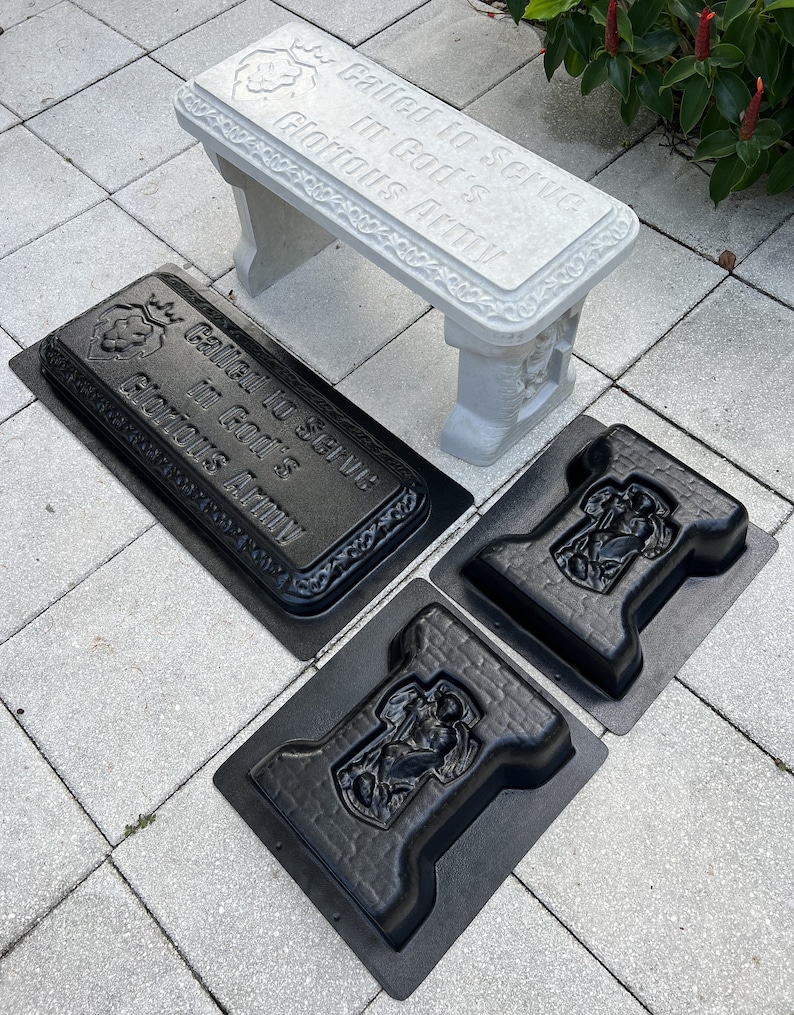 Gods Army Bench Mold Set. These High-quality Professional Concrete ...