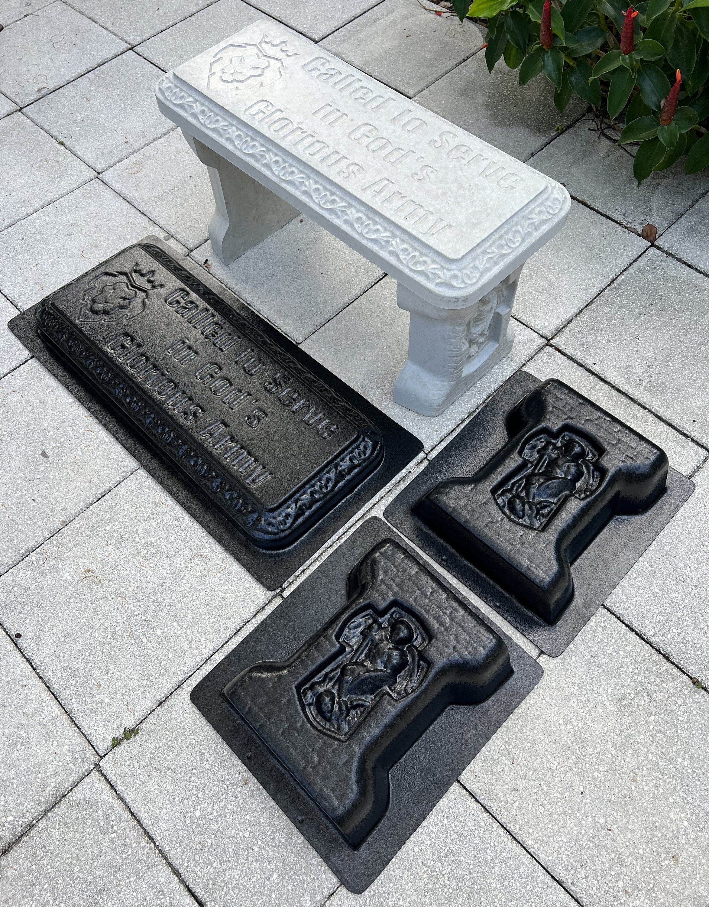 Gods Army Bench Mold Set. These High-quality Professional Concrete ...