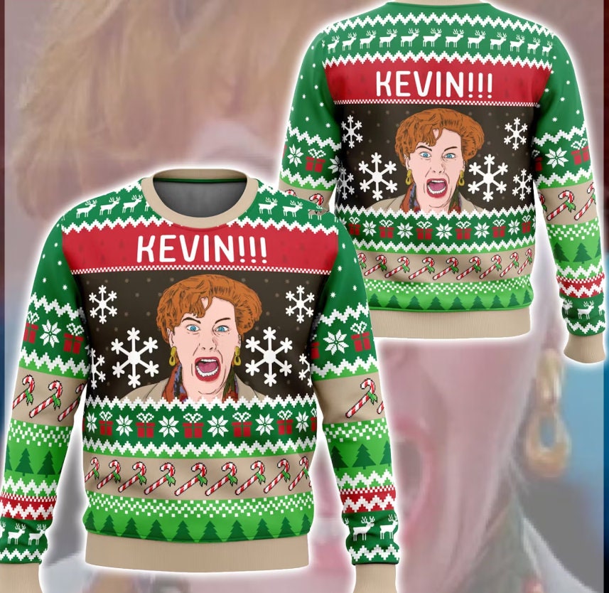 Natale 2023, Kevin!!! Brutto maglione di Natale di Home Alones venduto ...
