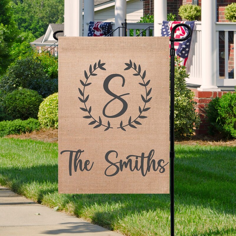 Burlap Garden Flag - Etsy