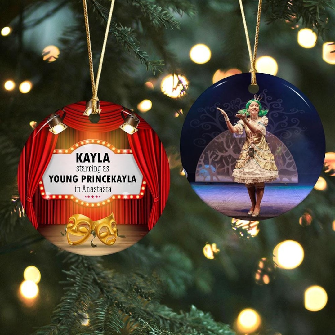 Custom Photo Theater Ornament,actor Actress Performer Christmas ...