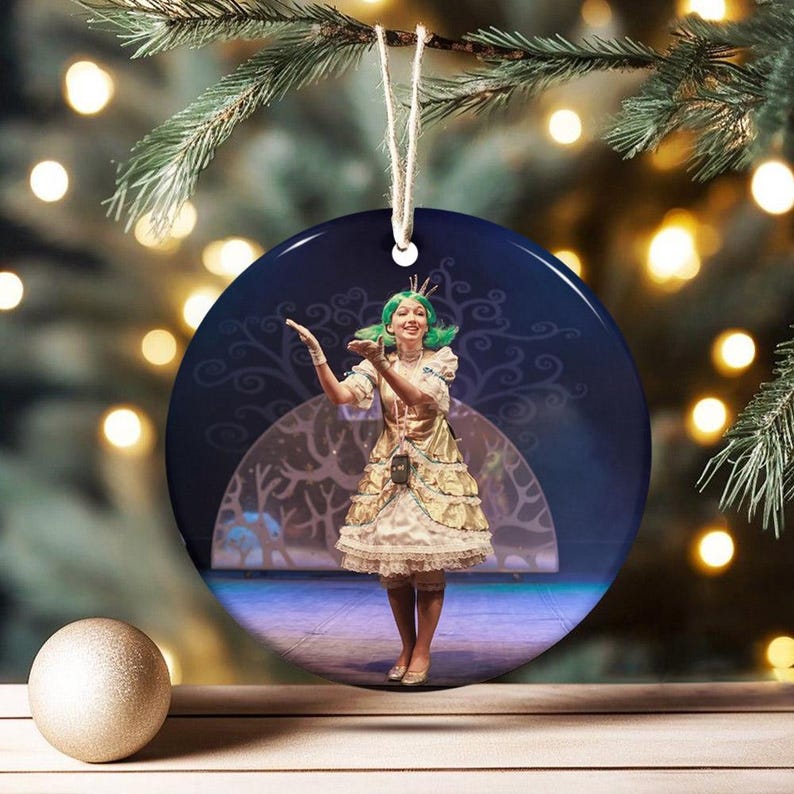 Custom Photo Theater Ornament,actor Actress Performer Christmas ...