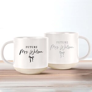 Custom Future Mrs Engraved Mug, Custom Bride Gift, Bride to Be Mug ...