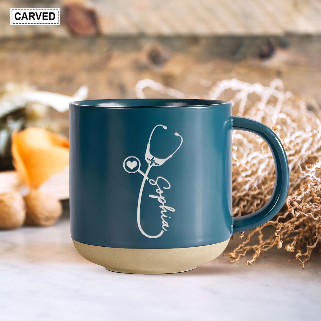 Custom Nurse Gift, Personalized Nurse Coffee Mug, Custom RN Gifts, New ...