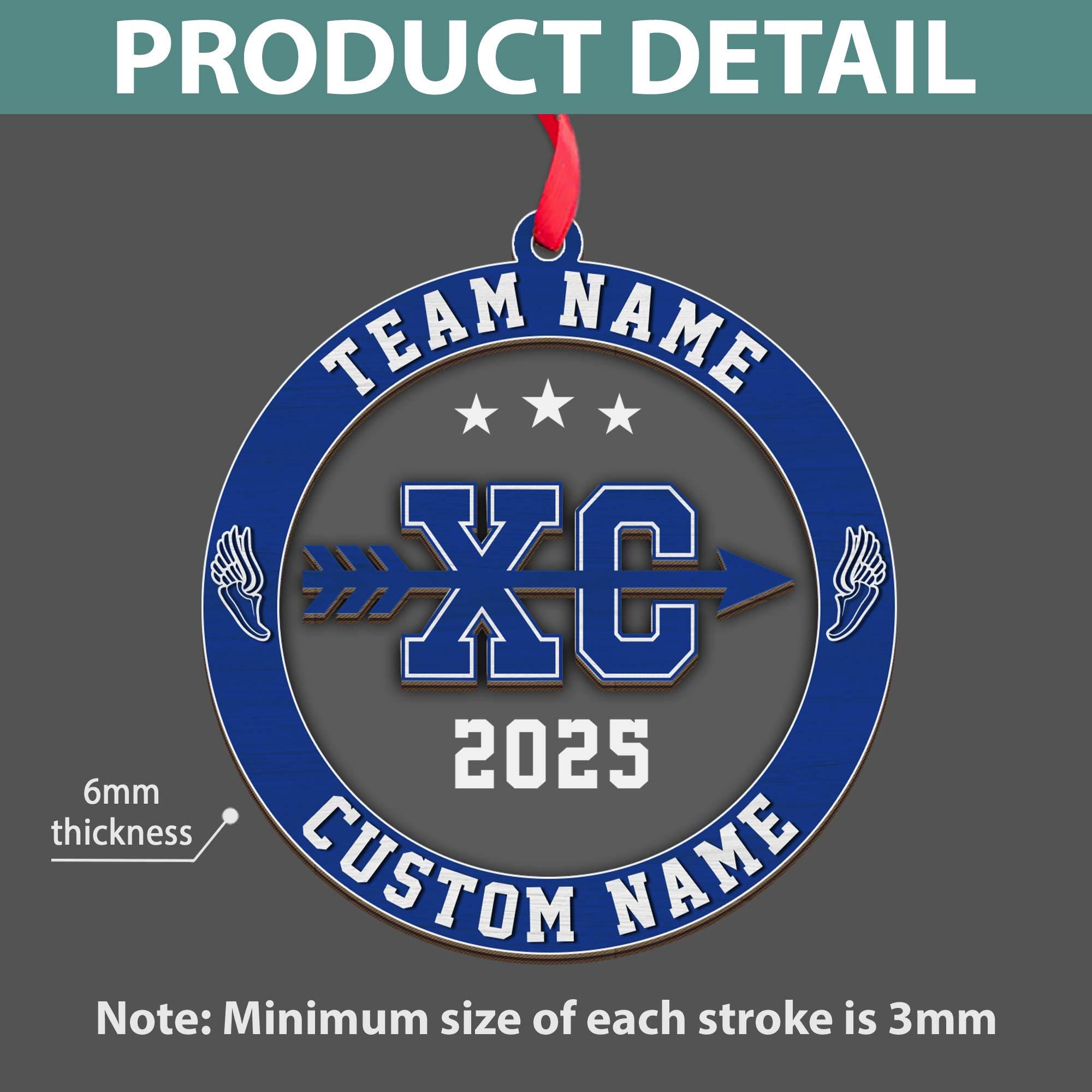 Cross Country Ornament, Personalized Sports Ornament, Sport Team Gift ...