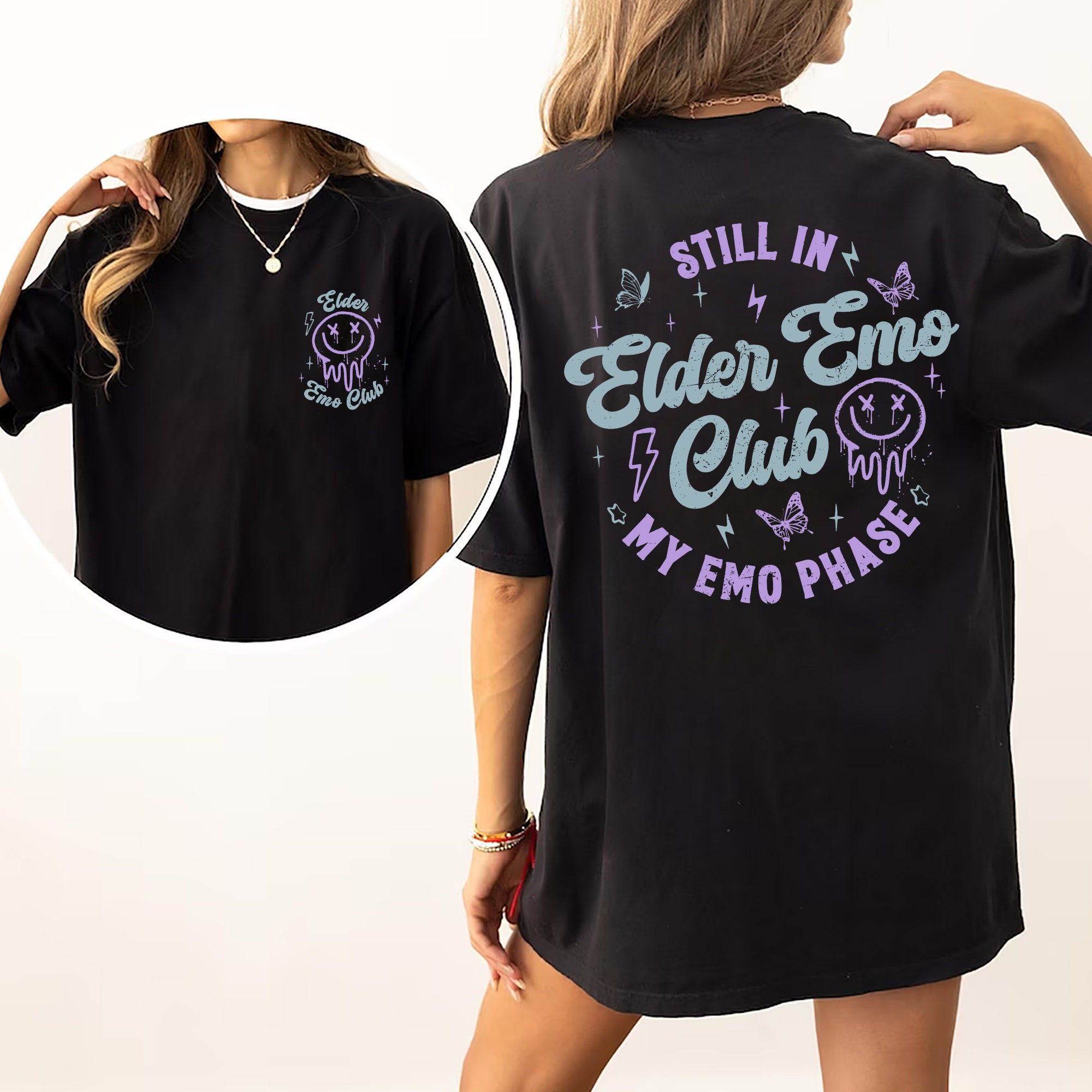 Still in My Emo Phase Comfort Colors Shirt, Emo Mom Club, Emo Moms Skeleton, Mama Shirt, Elder ...