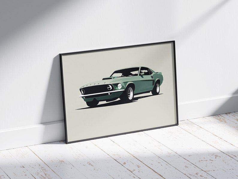 Muscle Car Masterpiece Canvas Showcase Your Love for Classic Cars With ...