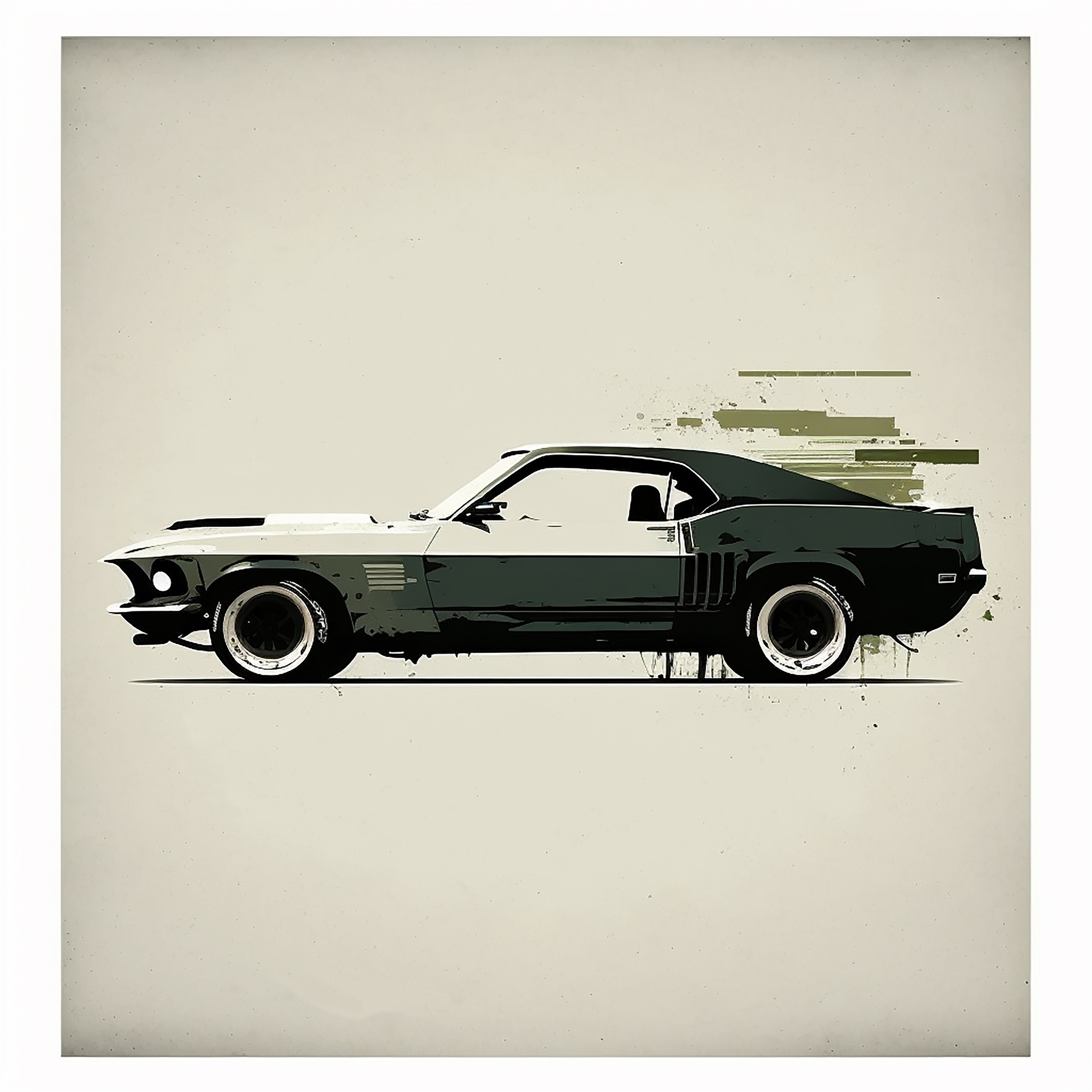 Muscle Car Masterpiece Canvas Showcase Your Love for Classic Cars With ...