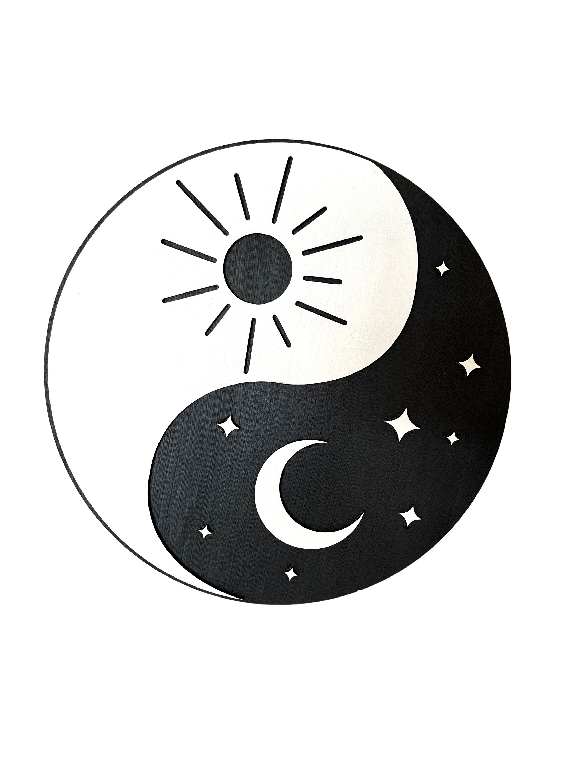 Ying Yang Wall Art. Asian Home Decor. - Etsy