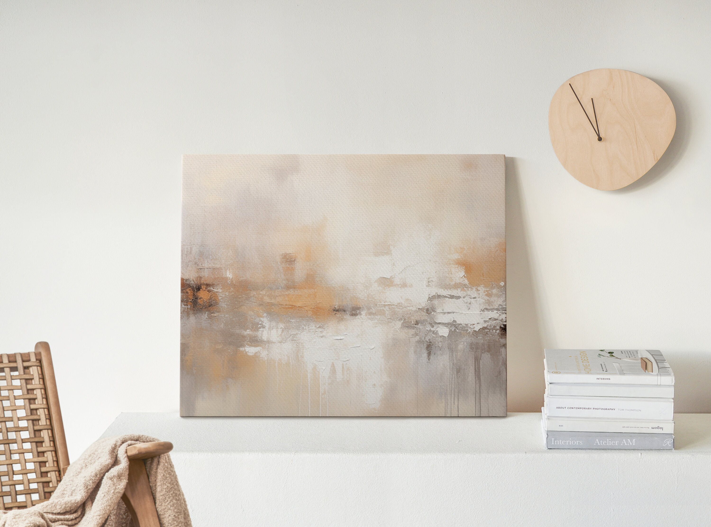 Modern Muted Color Palette Home Decor Muted Pattern Neutral Pattern ...