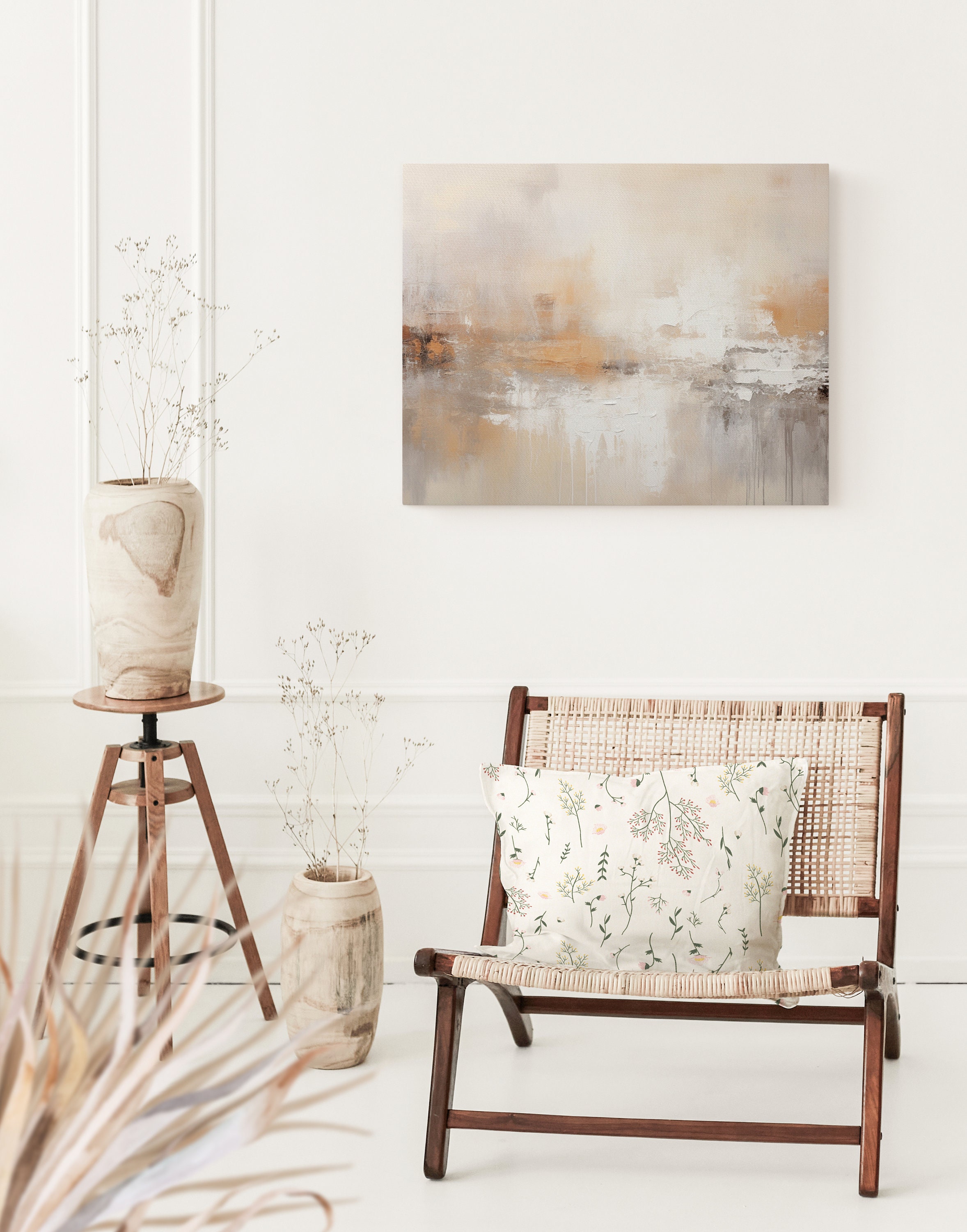 Modern Muted Color Palette Home Decor Muted Pattern Neutral Pattern ...