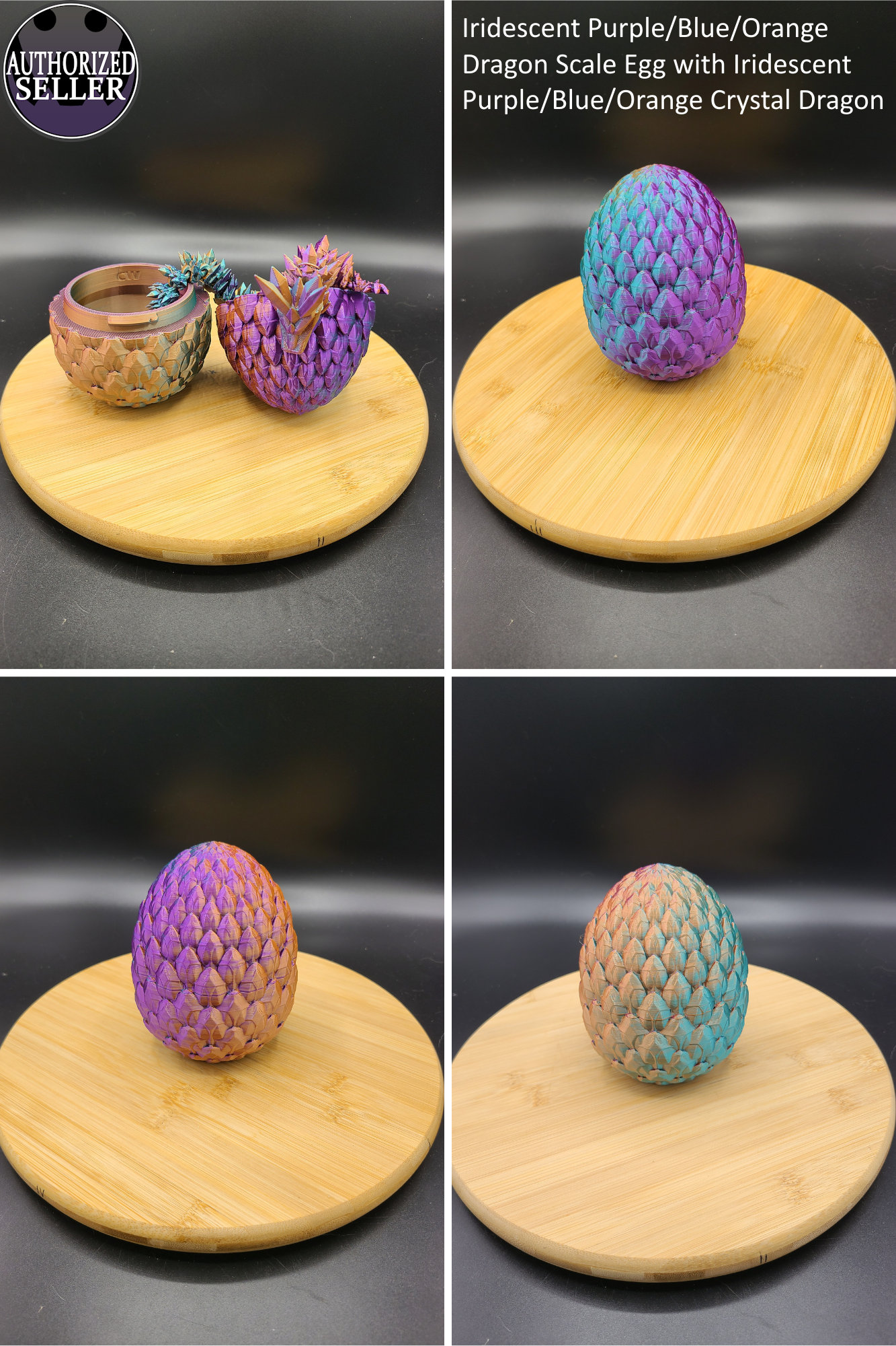3D Printed Dragon Eggs With Included Dragon Dragon Scale - Etsy