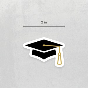 Graduation Cap Sticker • Grad Party • Graduation Gifts • Ideal for a ...