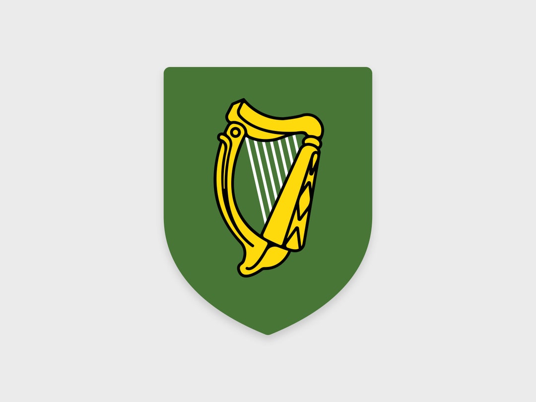 Leinster Coat of Arms Sticker • Ireland Sticker • Waterproof ...