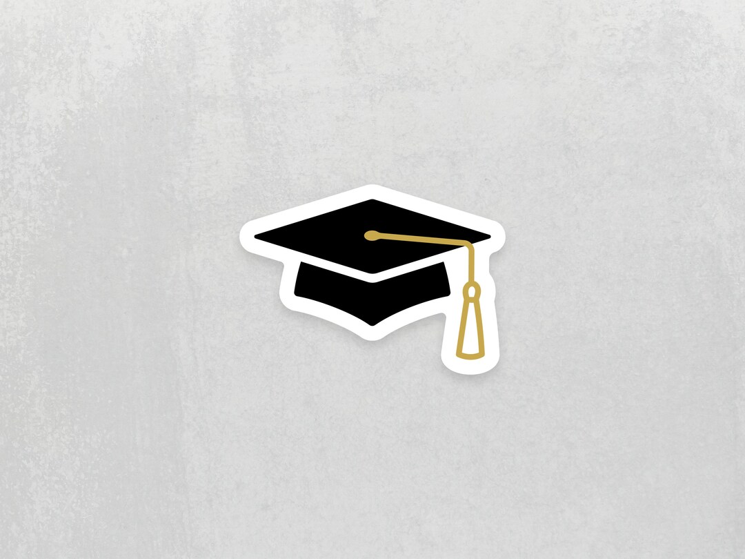 Graduation Cap Sticker • Grad Party • Graduation Gifts • Ideal for a ...