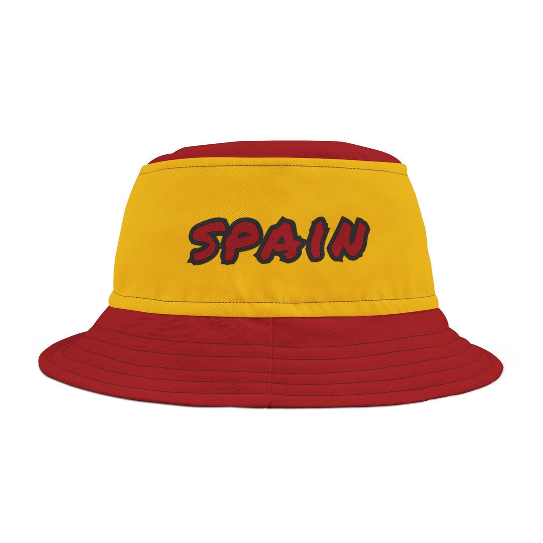 Spain Bucket Hat Spanish Flag Colors Spain National Flag Hat Espana ...