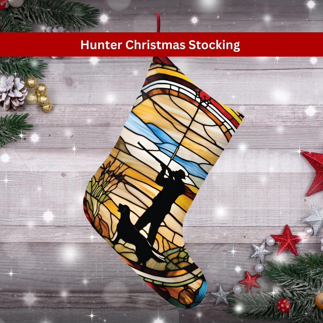 Duck or Pheasant Hunter Christmas Stocking Pheasant or Duck Hunter ...