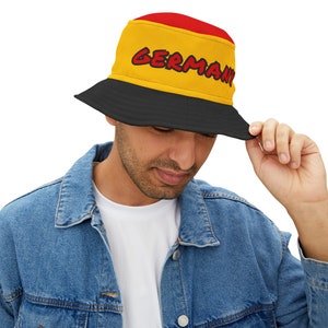 Germany Bucket Hat German Flag Colors German National Flag Hat ...