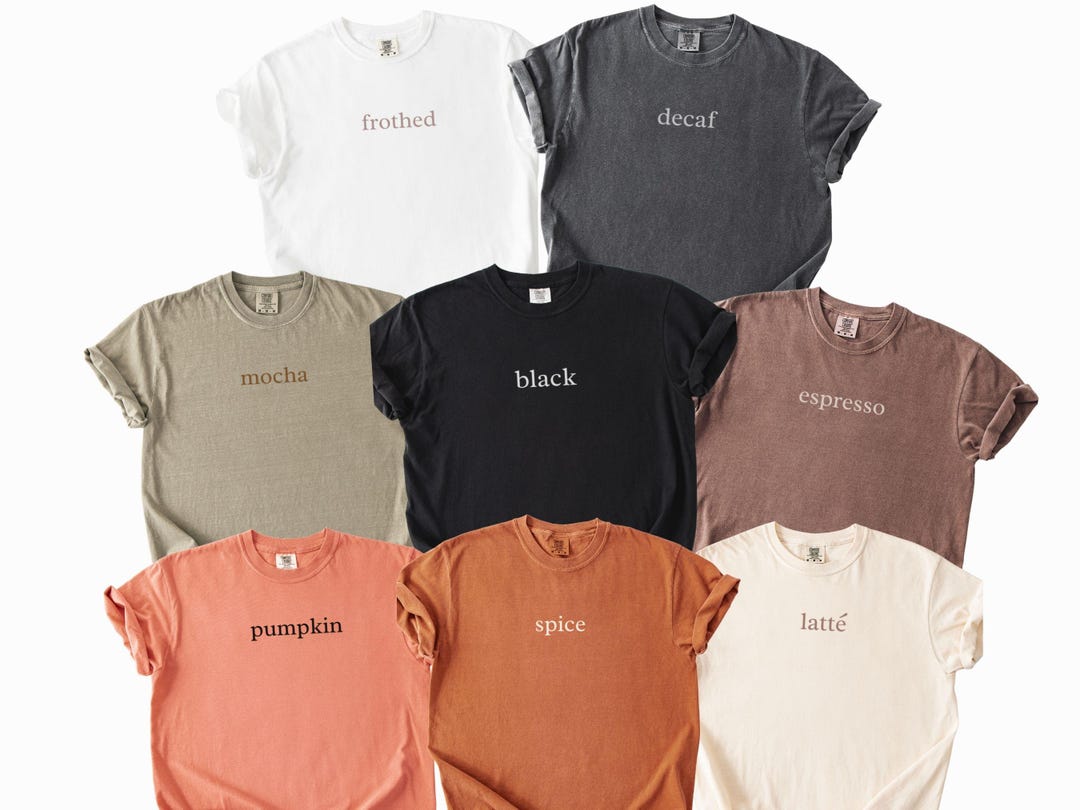 Coffee Club Group Shirts Coffee Order T-shirt Matching Funny Halloween ...