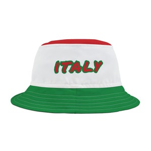 Italy Bucket Hat Italian Flag Colors Italia National Flag Hat Italian ...